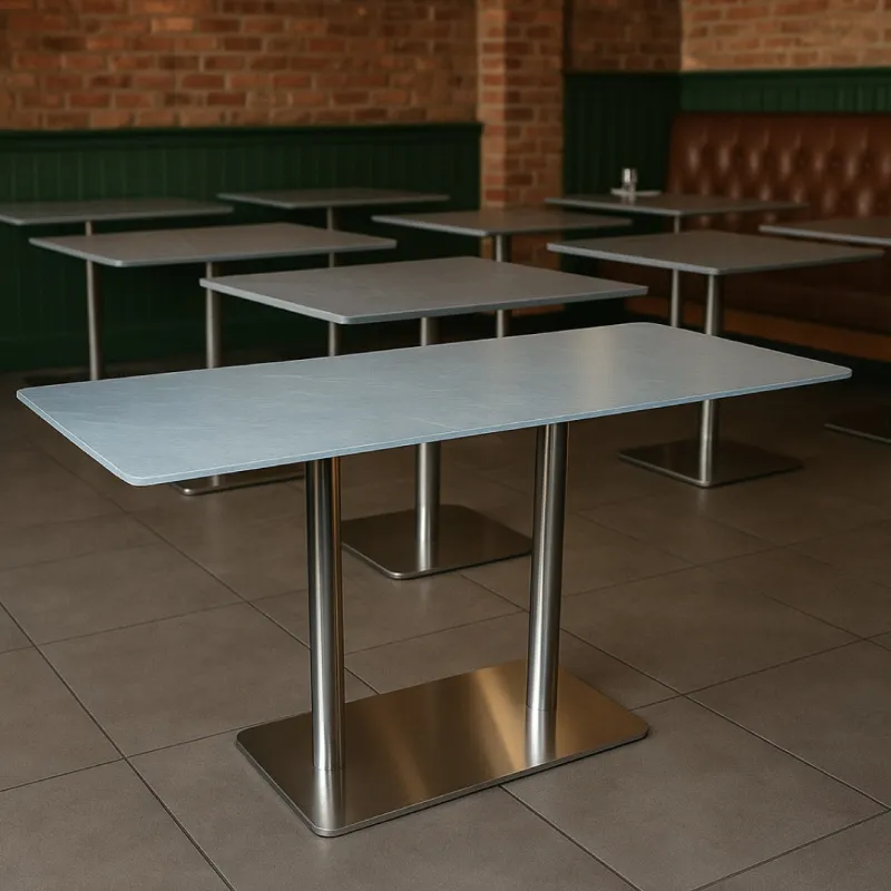 MESA RESTAURANT MATHIUS PRO COLOR GRIS